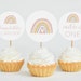 Editable Cupcake Toppers, Printable Rainbow Cupcake Topper Template ...