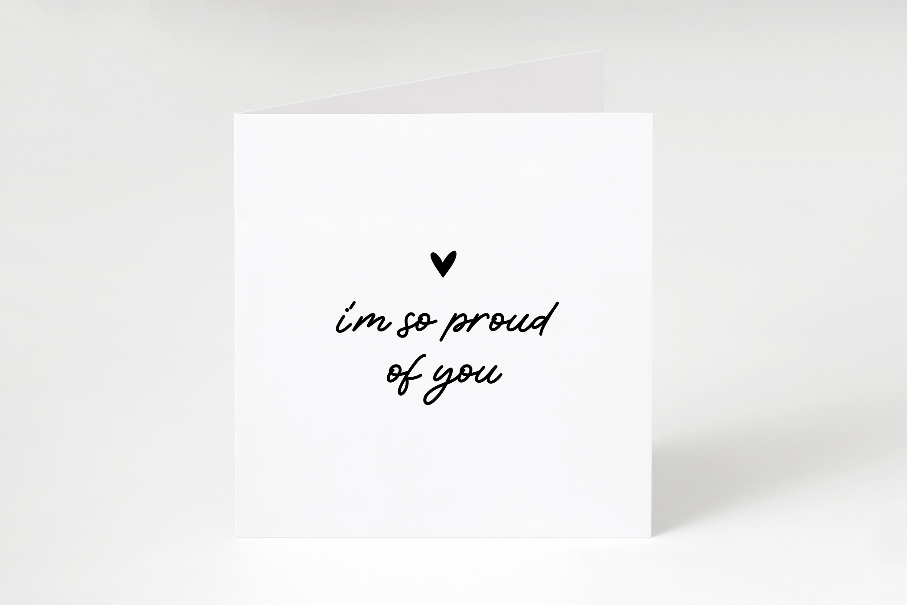 Proud of You Card, Personalised Encouragement Greeting Card Printable ...