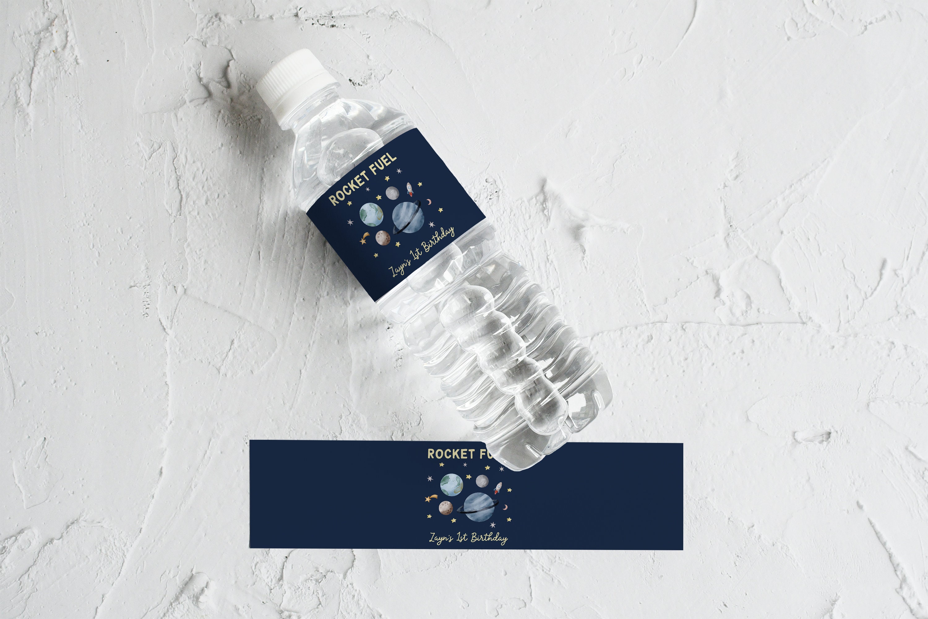 Editable Outer Space Water Bottle Labels Astronaut Party Decor - Etsy ...