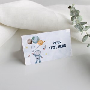 Editable Food Labels Outer Space Birthday Astronaut Galaxy Food Labels ...