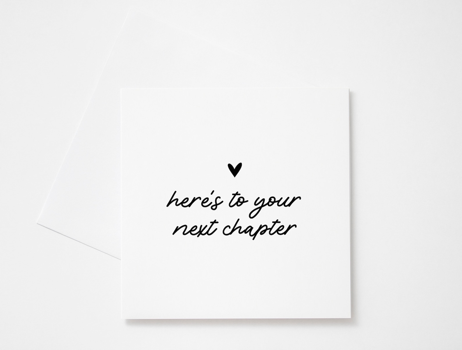 Good Luck Card, Personalised New Chapter Greeting Card Printable ...