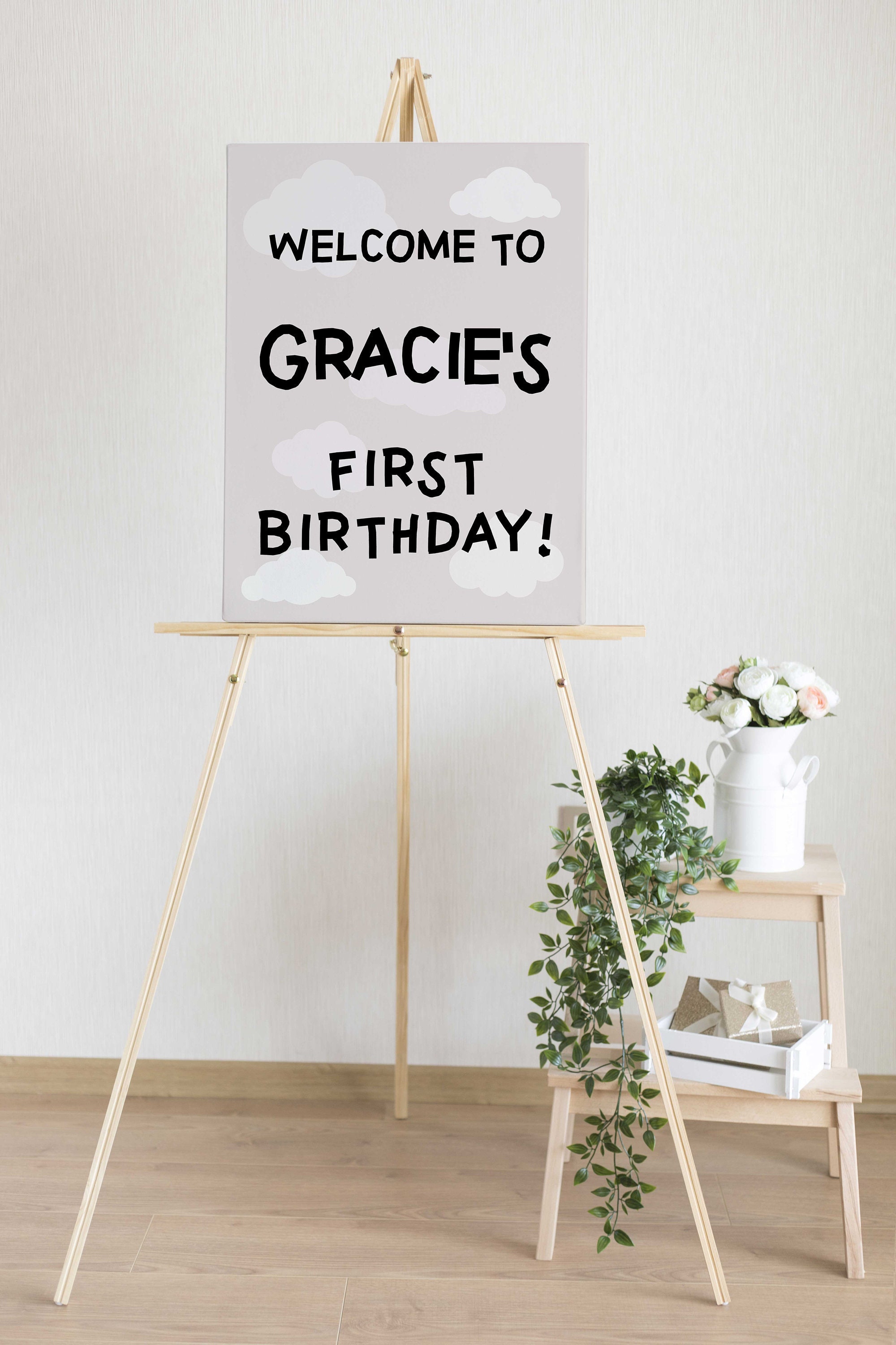 Printable Birthday Party Sign Z108 INSTANT DOWNLOAD Birthday Template ...