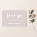 Bush Pink Thank You Card INSTANT DOWNLOAD Personalised Thank You Note ...