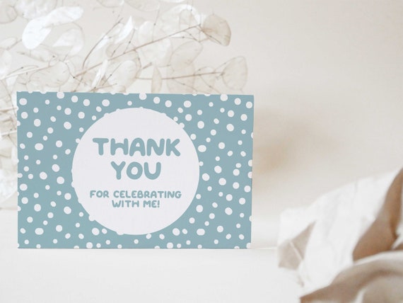 Fun Thank You Card INSTANT DOWNLOAD Personalised Thank You - Etsy