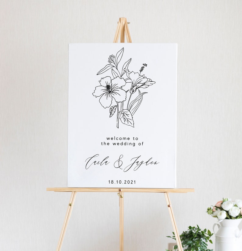 Wedding Welcome Sign Editable Template Instant Download - Etsy