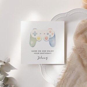 Editable Birthday Card Template, DIY Printable 90s Retro Game ...