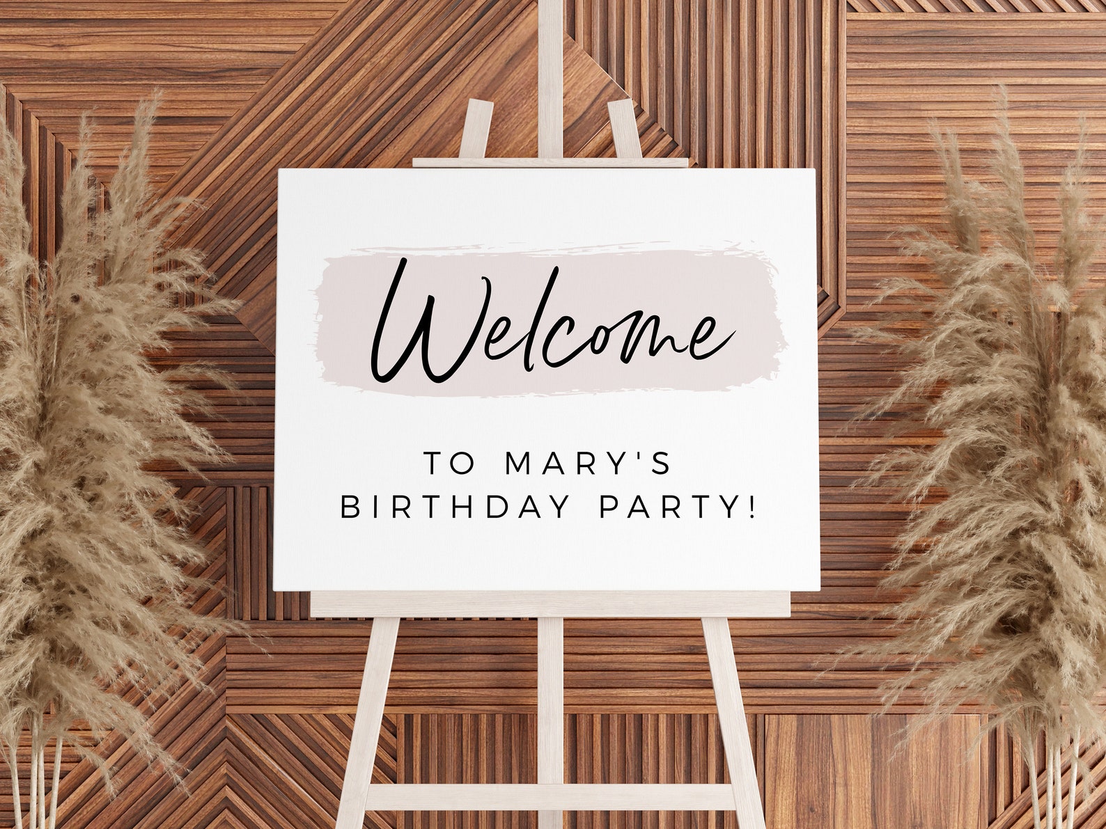 Editable Birthday Welcome Sign, Birthday Welcome Poster, INSTANT ...