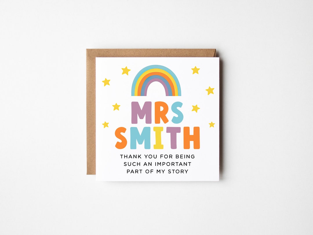 Thank You Card, for Being Part of My Story Appreciation DIY ...