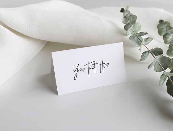 Editable Simple Place Cards Template INSTANT DOWNLOAD - Etsy