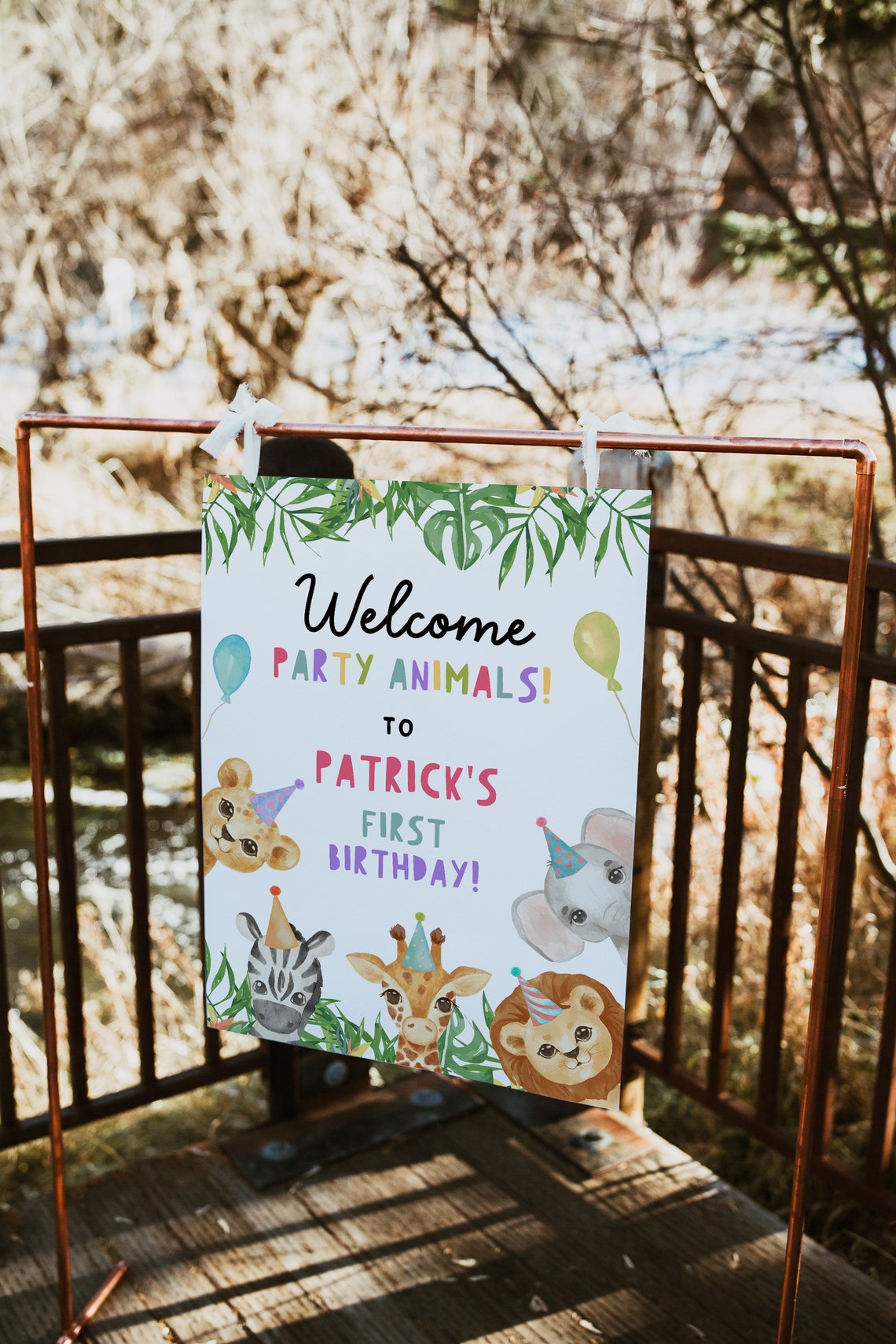 Editable Safari Welcome Sign Template, Jungle Welcome Sign, Safari ...