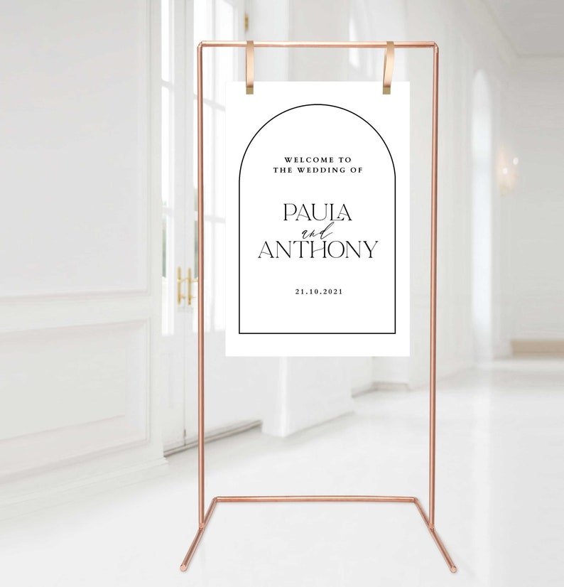 Editable Wedding Welcome Sign Template, Instant Download, Printable ...