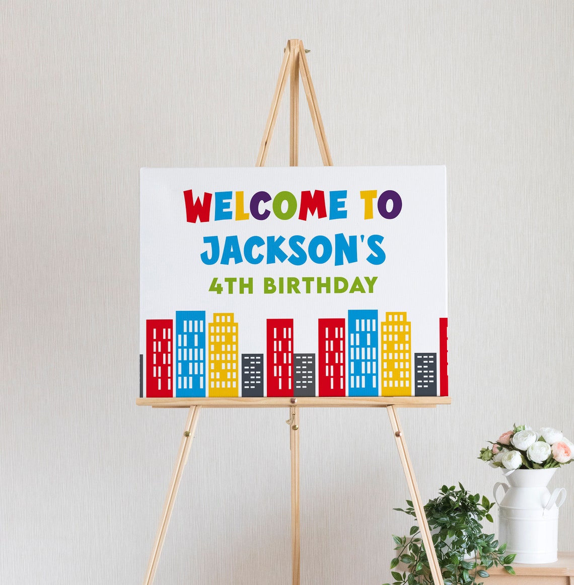 Superhero Welcome Sign, Editable Boys Birthday Party Comic Book Theme ...