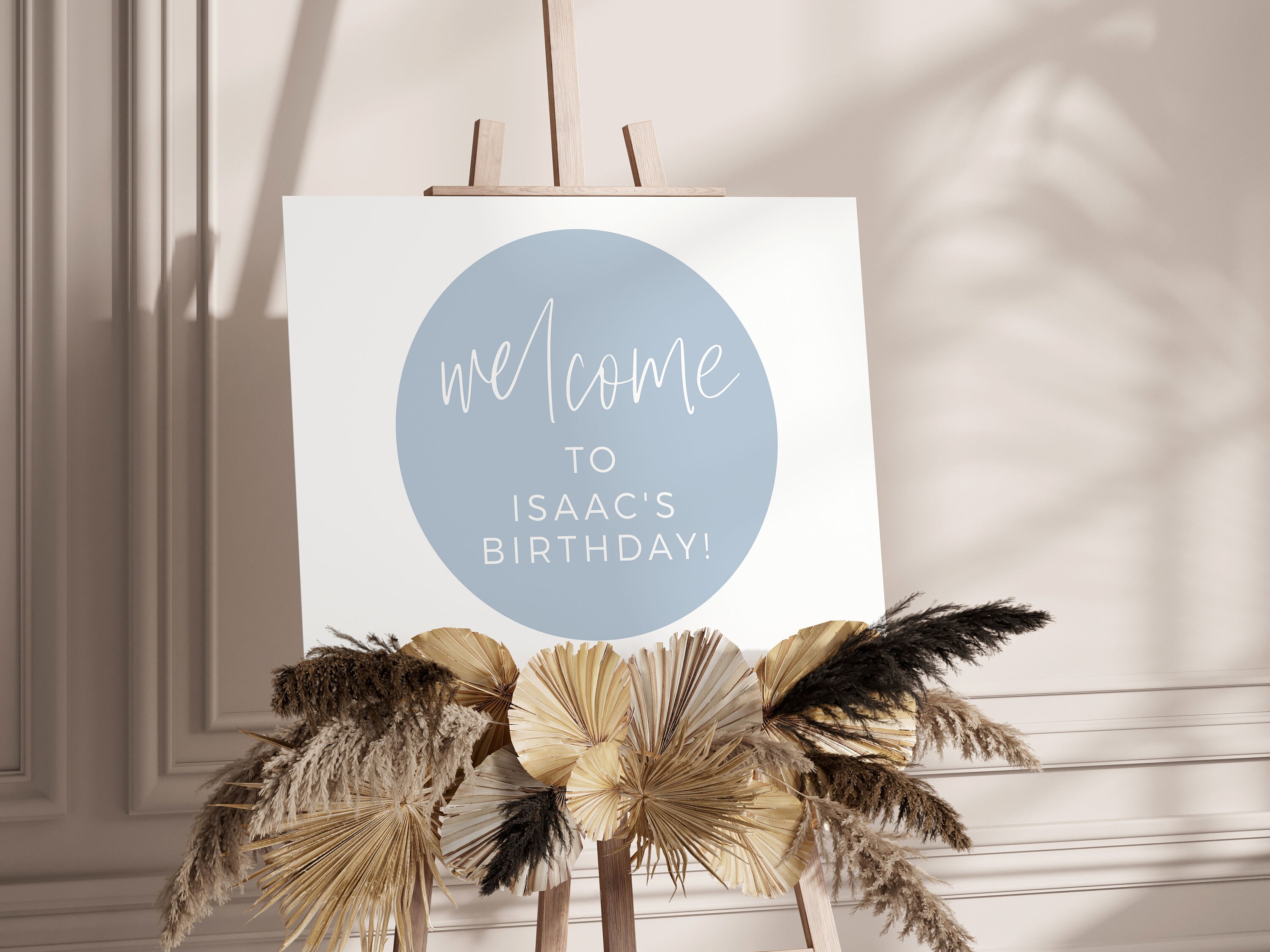 Editable Birthday Welcome Sign Birthday Welcome Poster INSTANT DOWNLOAD ...