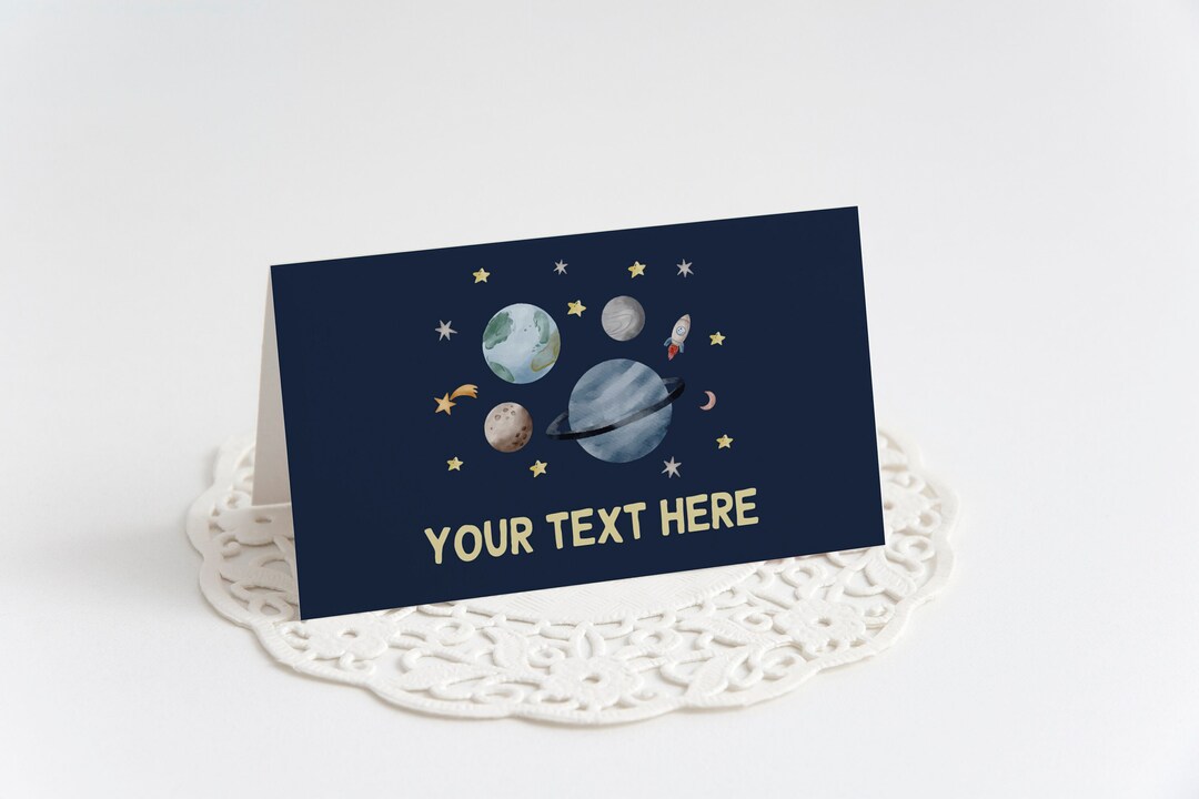 Editable Food Labels Outer Space Birthday Astronaut Galaxy Food Labels ...