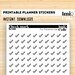 Printable Stickers | CHECK MARK Mini Icons - Etsy