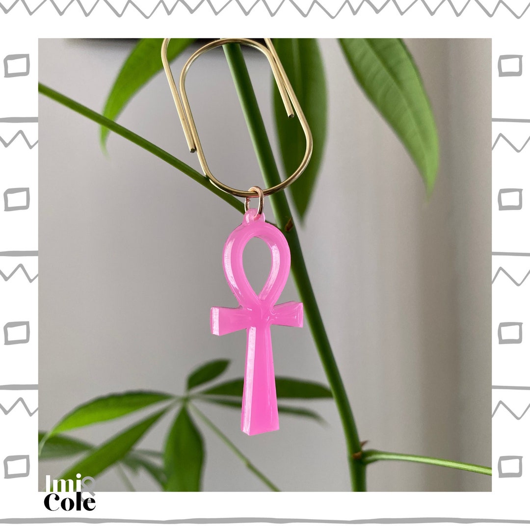 Ankh Planner Clip | NEON PINK | Bookmark - Etsy