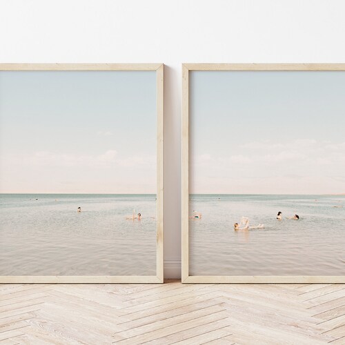 Ocean Waves Print Set Beach Print Set of 2 Sea Quotes - Etsy