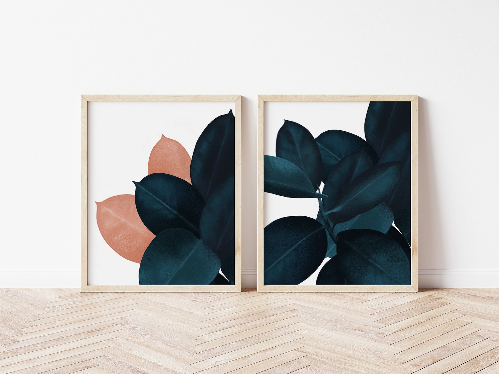 Modern Botanical Art Print Printable Wall Art Minimalist Art | Etsy