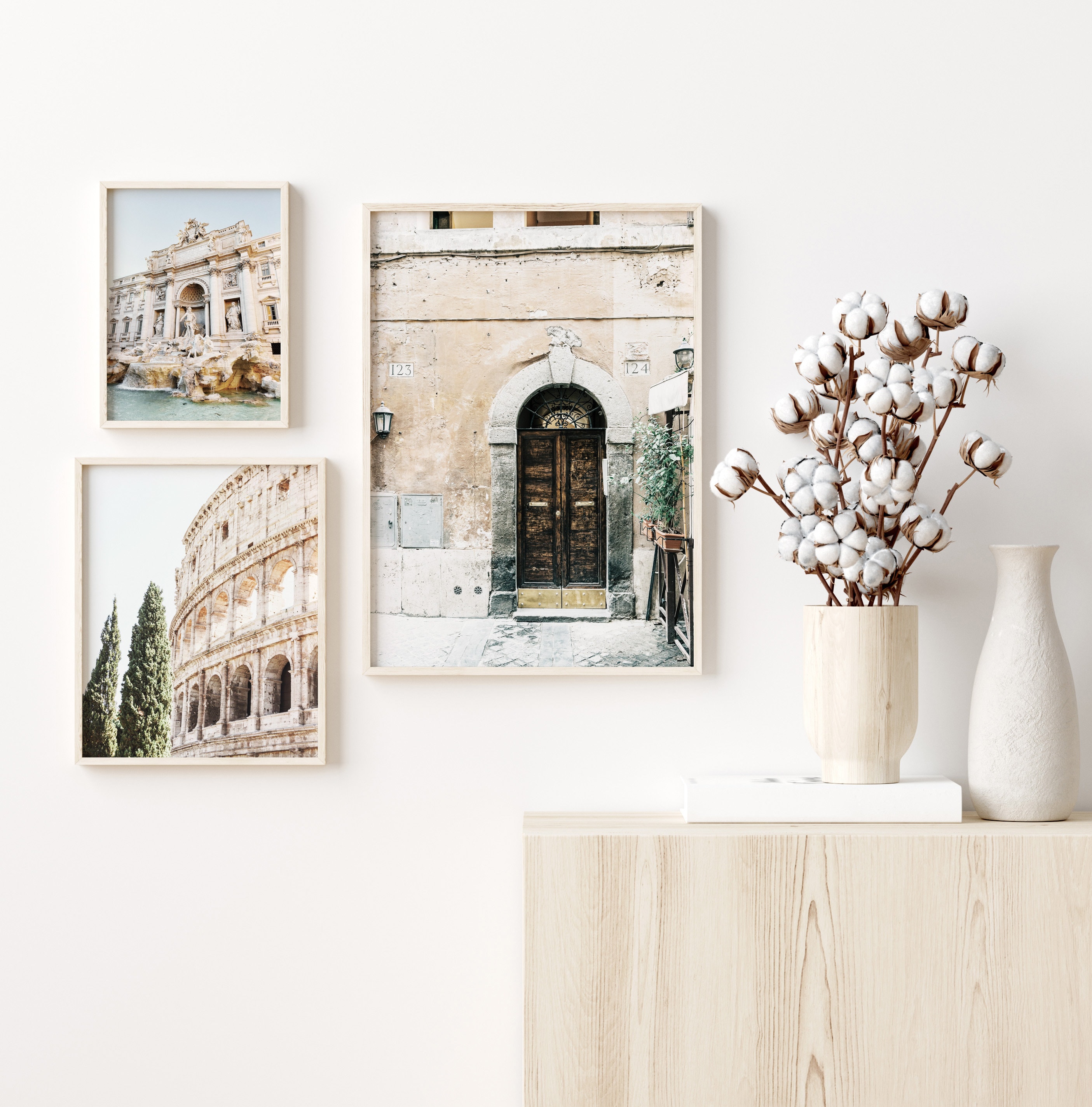 Rome Gallery Wall Set, Italy Art Print Set of 3, Rome Art Print Set ...
