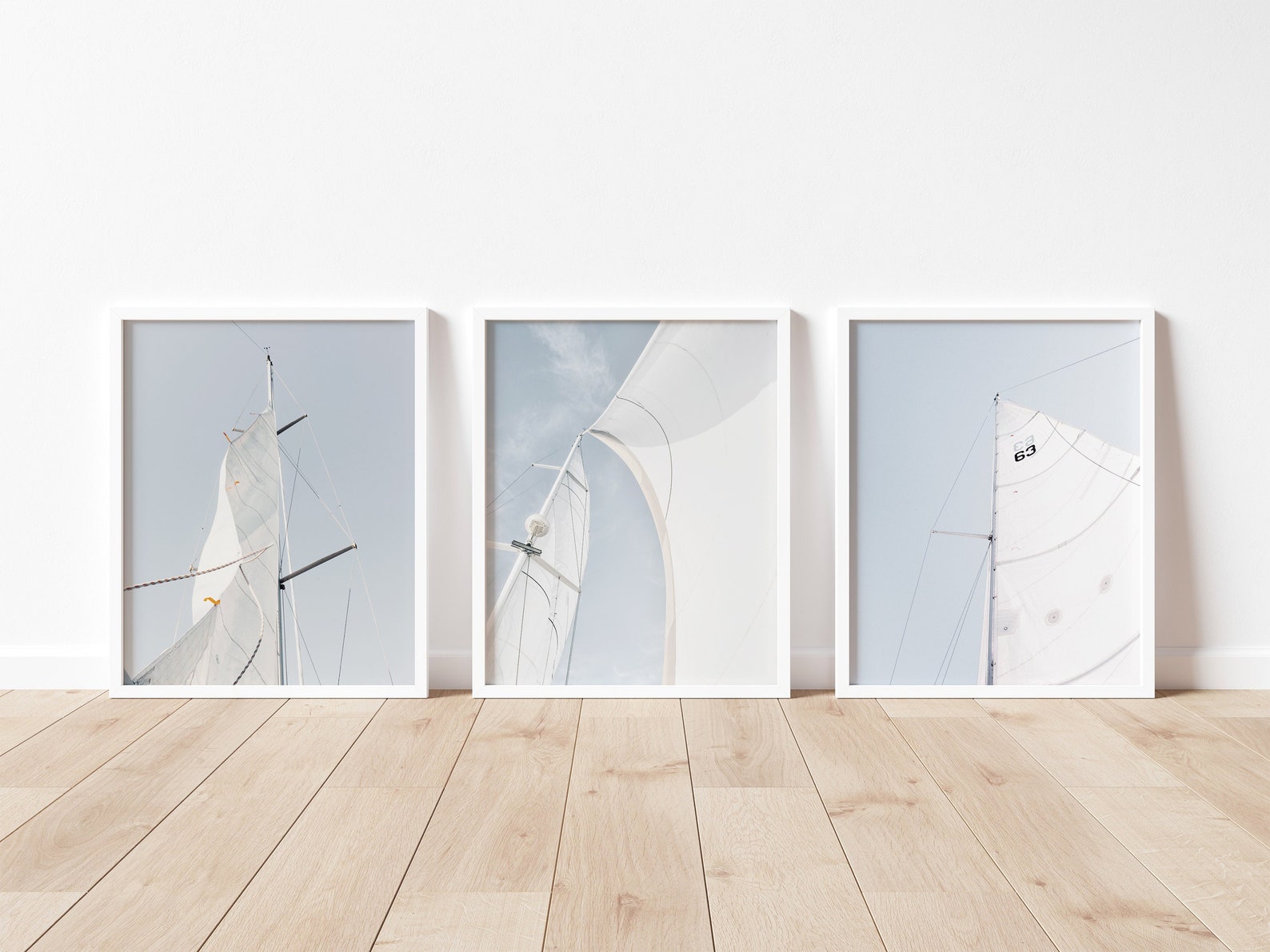 Sailing Art Print Set of 3, Nautical Poster Bundle, Printable Wall Art ...