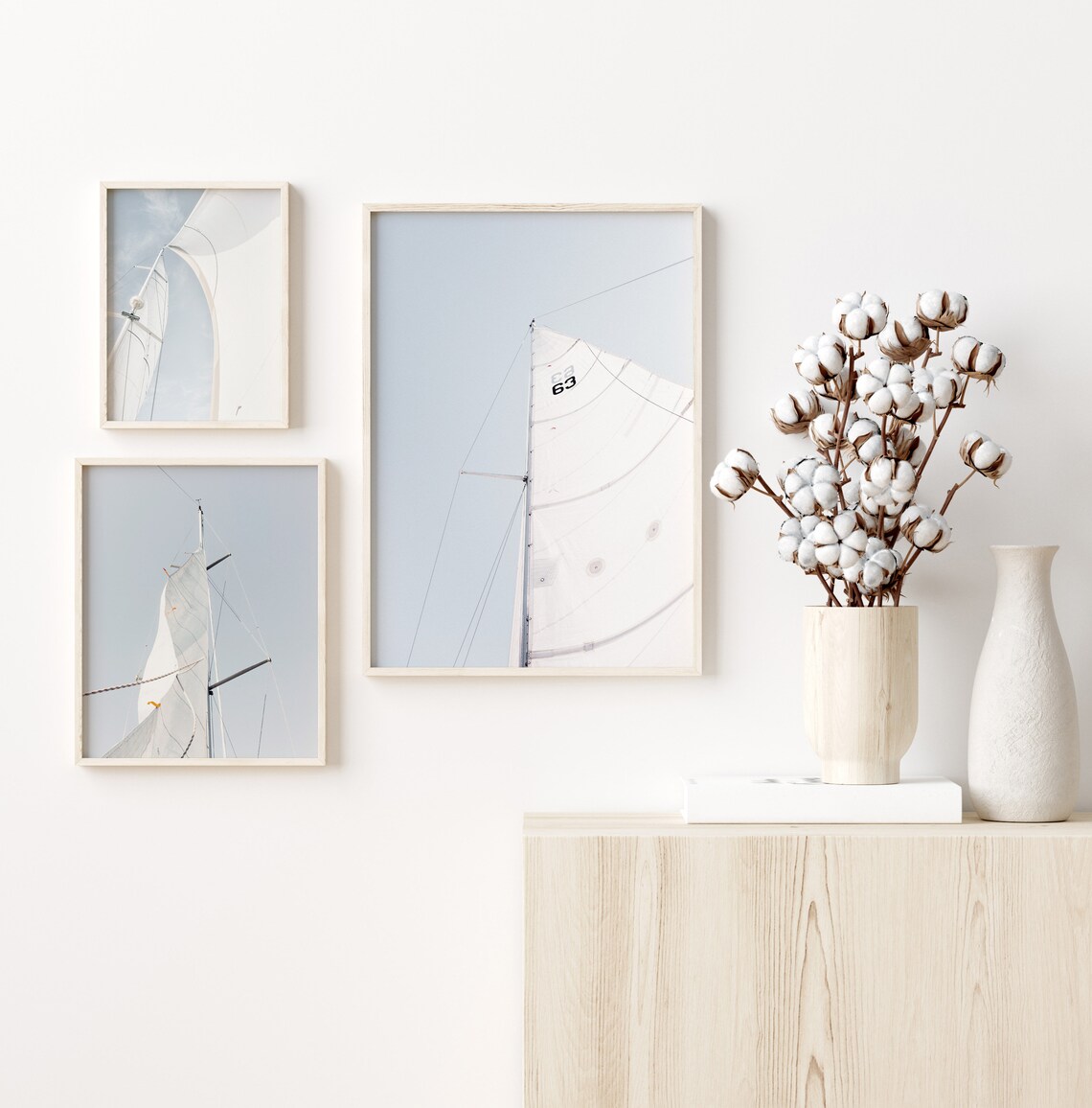 Sailing Art Print Set of 3, Nautical Poster Bundle, Printable Wall Art ...