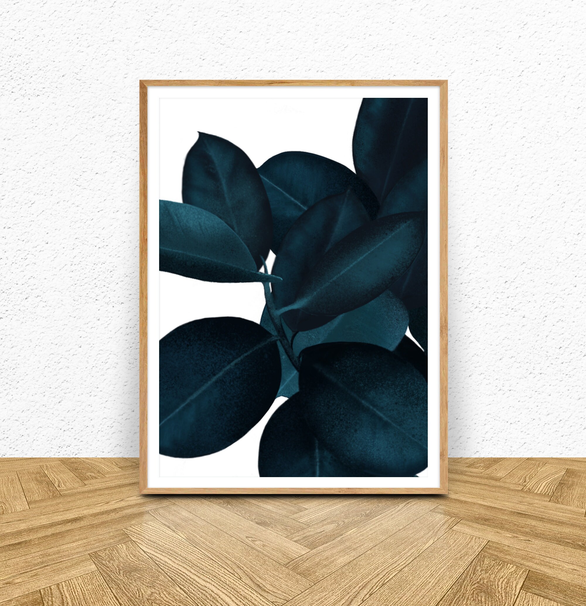 Modern Botanical Art Print Printable Wall Art Minimalist Art | Etsy