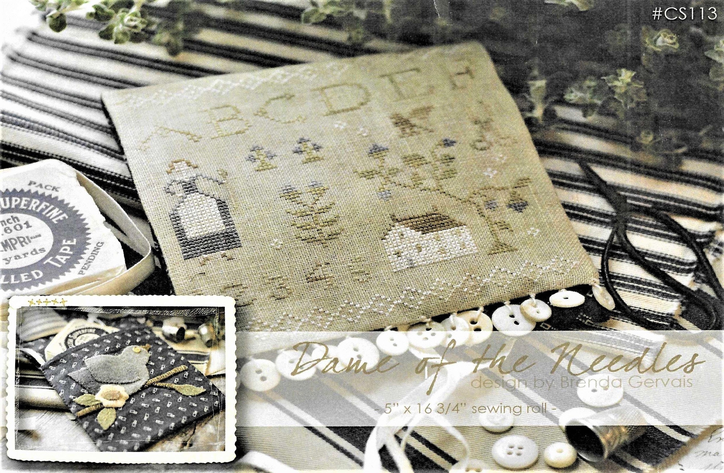 Dame of the Needles Sewing Roll PATTERN by Country - Etsy