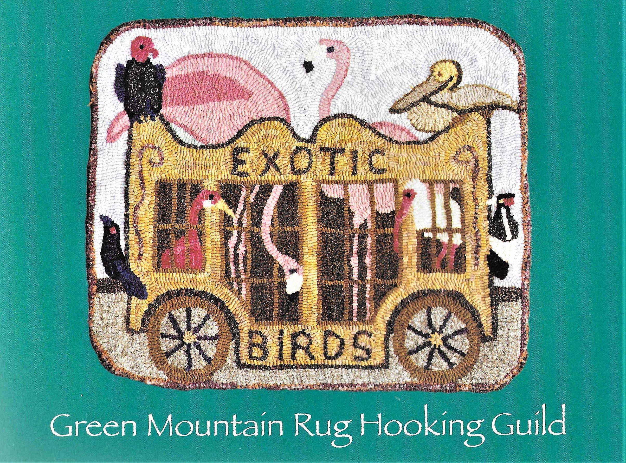 All Aboard the Circus Train Book - Hooked Rugs & Fiber Art - Green ...