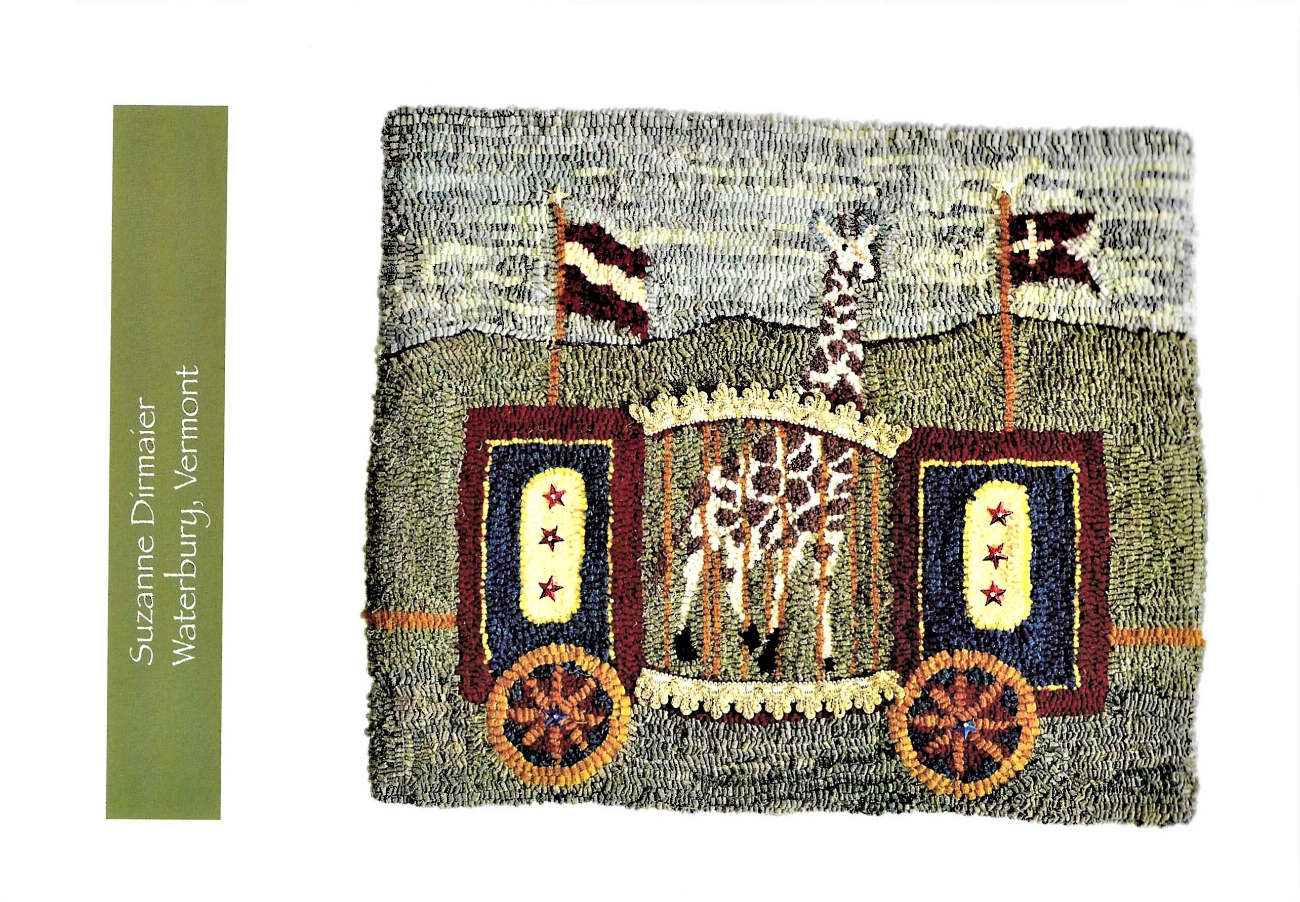 All Aboard the Circus Train Book - Hooked Rugs & Fiber Art - Green ...