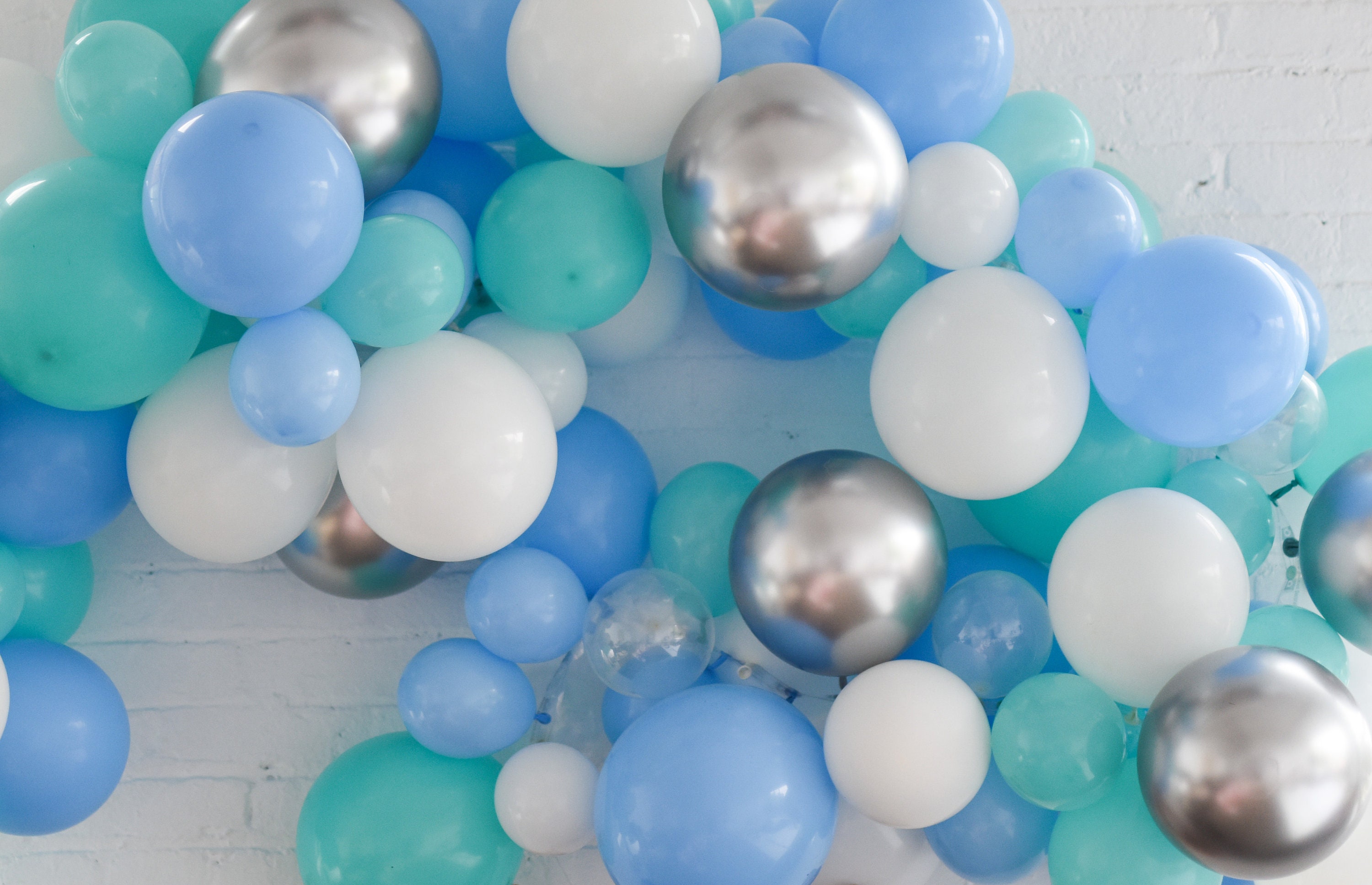 Blue Balloon Garland Kit Pump Included Create Your Own - Etsy