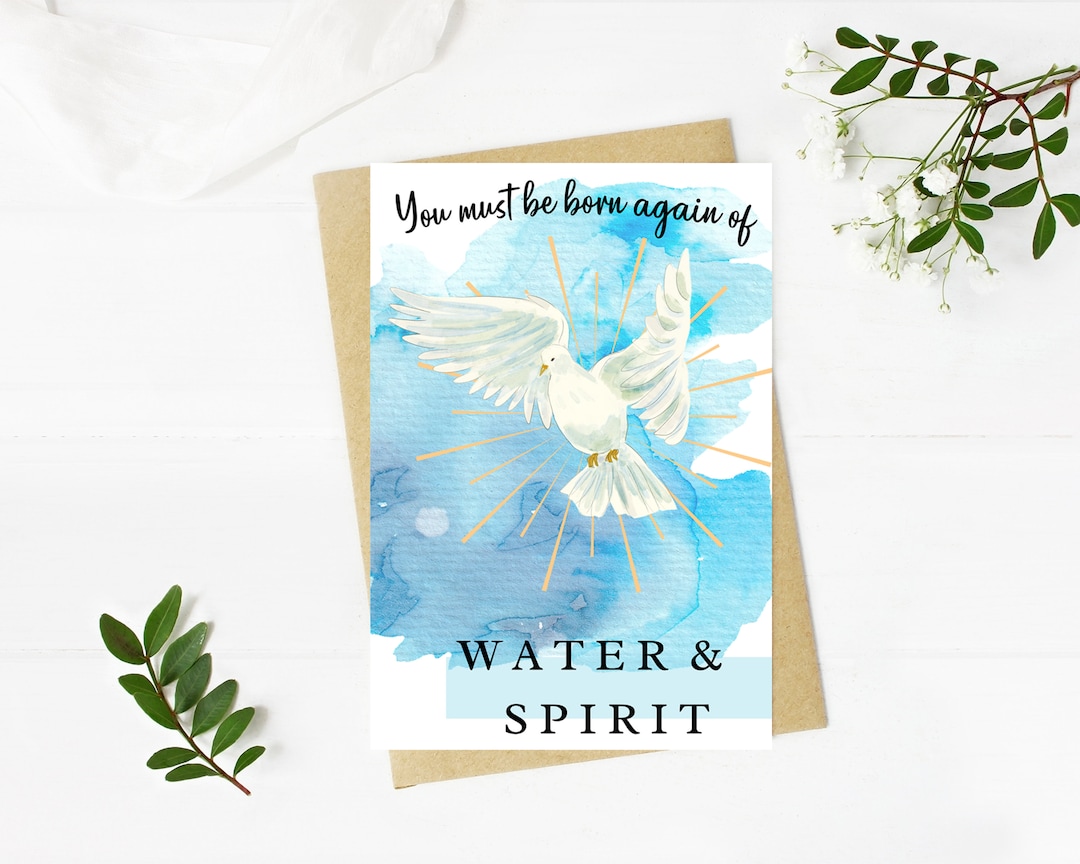 Catholic Baptism Card for Godchild Printable Baptism Gift for Boy Girl ...