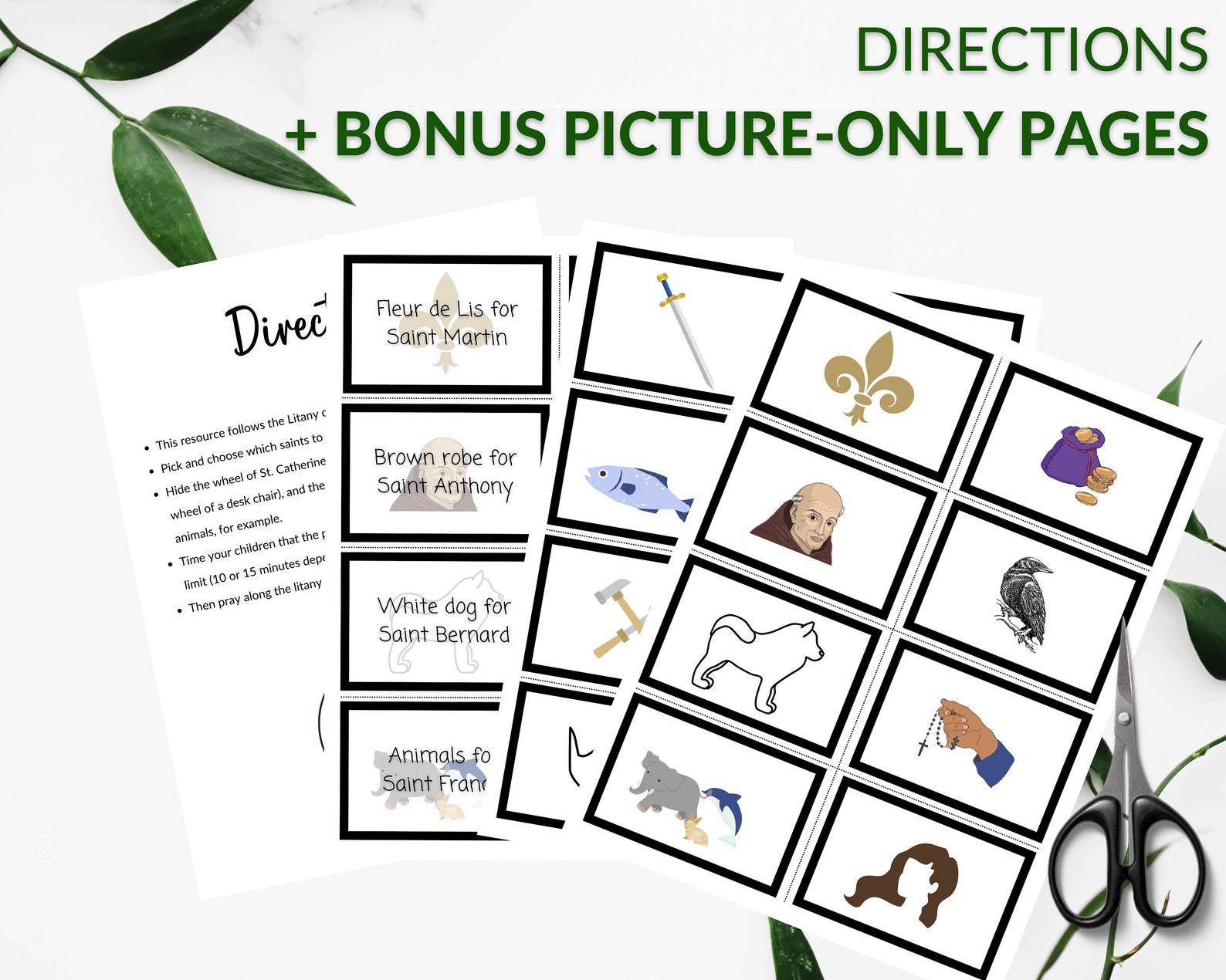 All Saints Day Game, Scavenger Hunt, Litany of Saints Catholic Learning ...