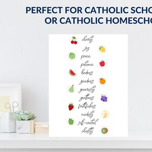 Fruits of the Spirit Catholic Fruits of the Spirit Wall Decor ...