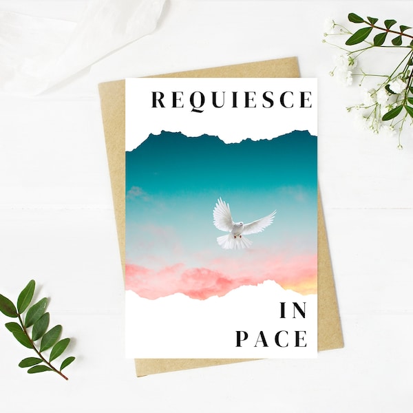 Catholic Sympathy Cards - Etsy