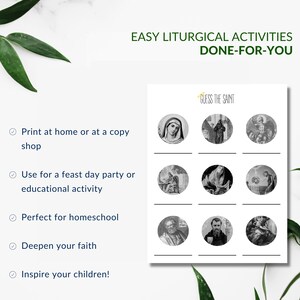 All Saints Day Printable Worksheet Pack, Catholic Halloween, Feast ...