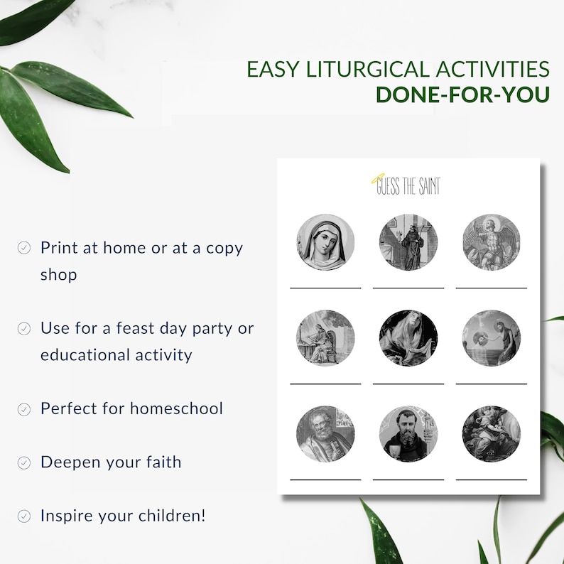 All Saints Day Printable Worksheet Pack, Catholic Halloween, Feast ...