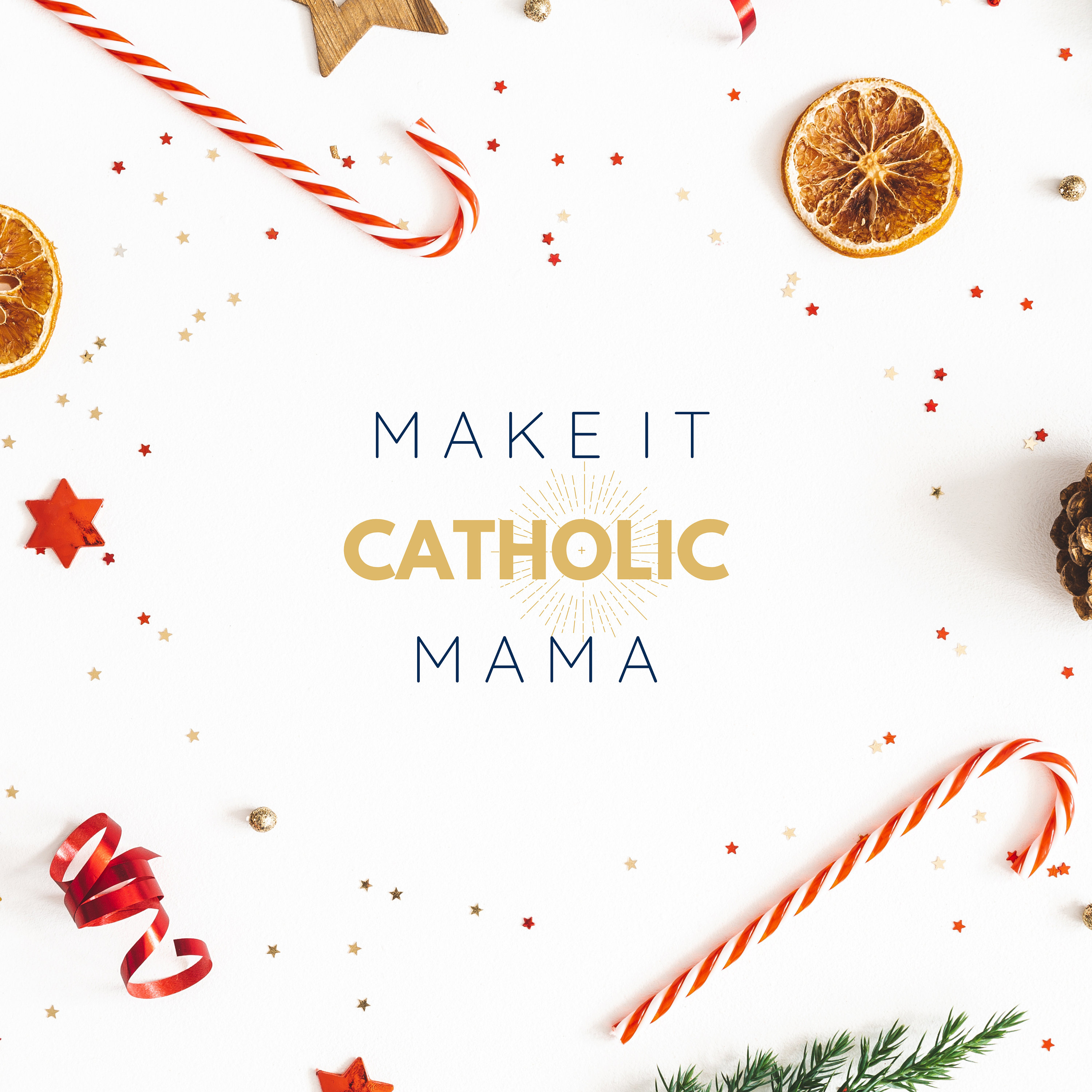 Catholic Christmas Cards Printable With Photo Template, Family ...