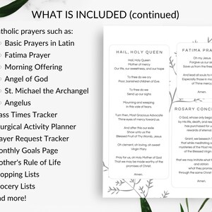 Homeschool Planner Printable PDF Catholic Minimalist 2022-2023 Day ...