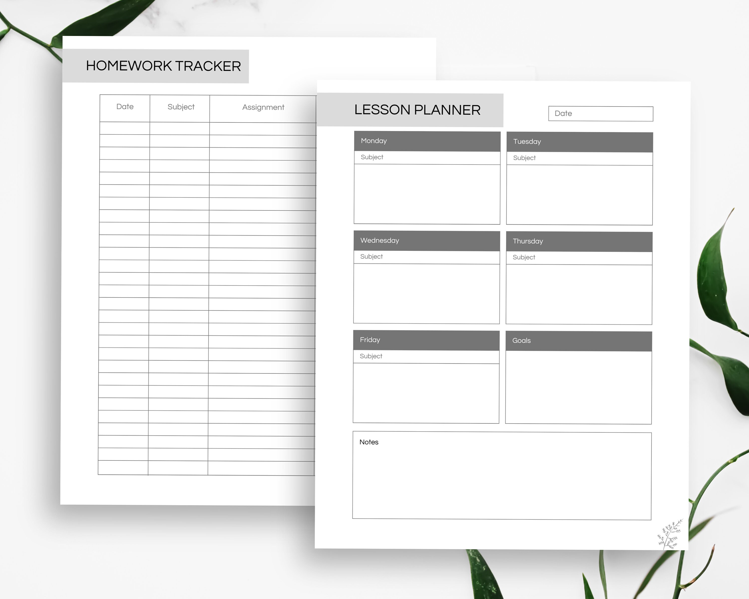 Homeschool Planner Printable PDF Catholic Minimalist 2022-2023 Day ...