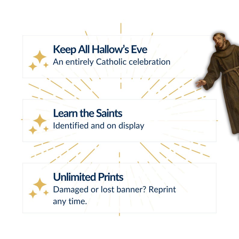 Catholic Halloween Decor Decorations, All Hallows Eve, Day Printable ...