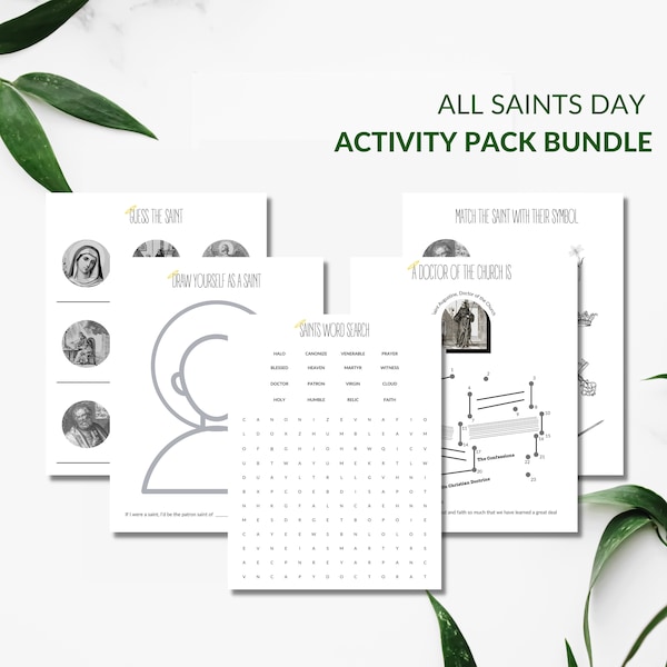 Catholic Liturgical Worksheet - Etsy