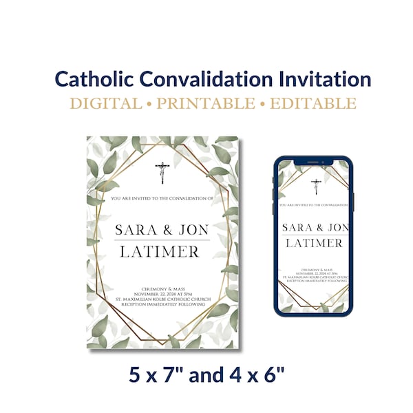 Catholic Mass Wedding Invitations - Etsy