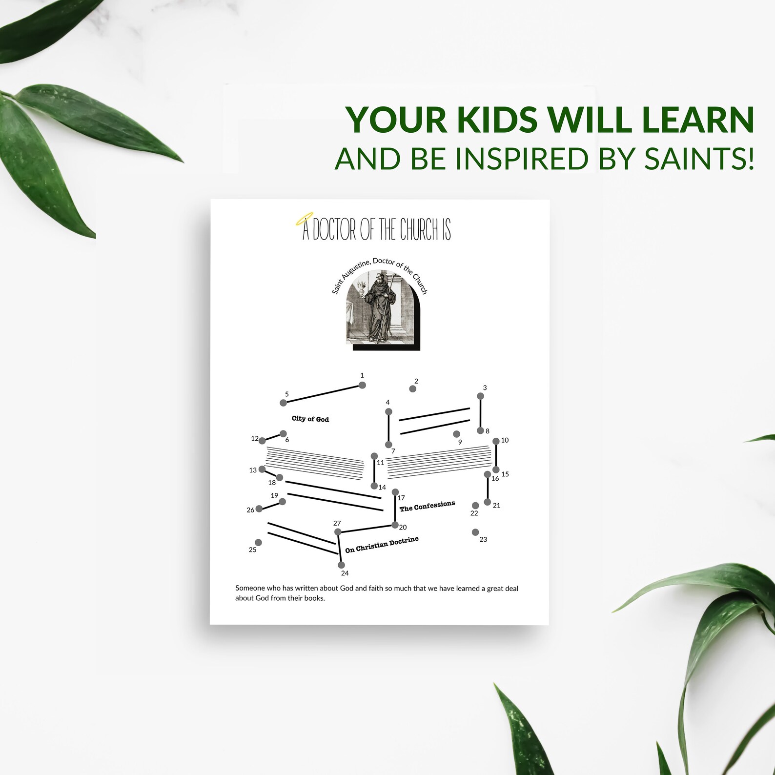 All Saints Day Printable Worksheet Pack, Catholic Halloween, Feast ...