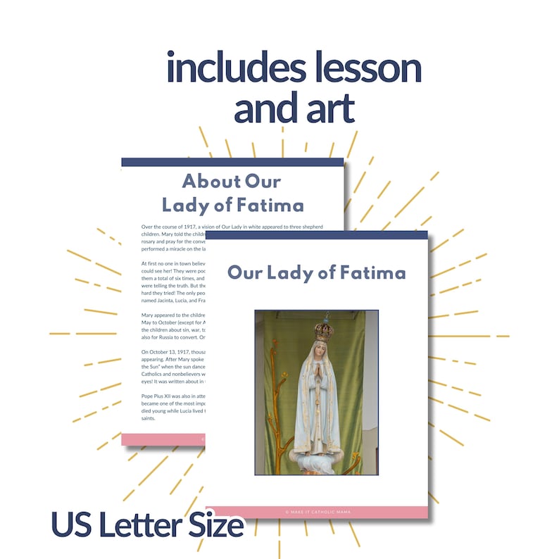 Our Lady of Fatima Feast Day Activities for Children and the Miracle of ...
