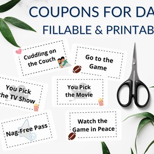 Fathers Day Gift Fill in the Blank Easy Gift Idea Dad Love Coupon Book ...