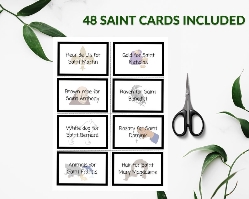 All Saints Day Game, Scavenger Hunt, Litany of Saints Catholic Learning ...