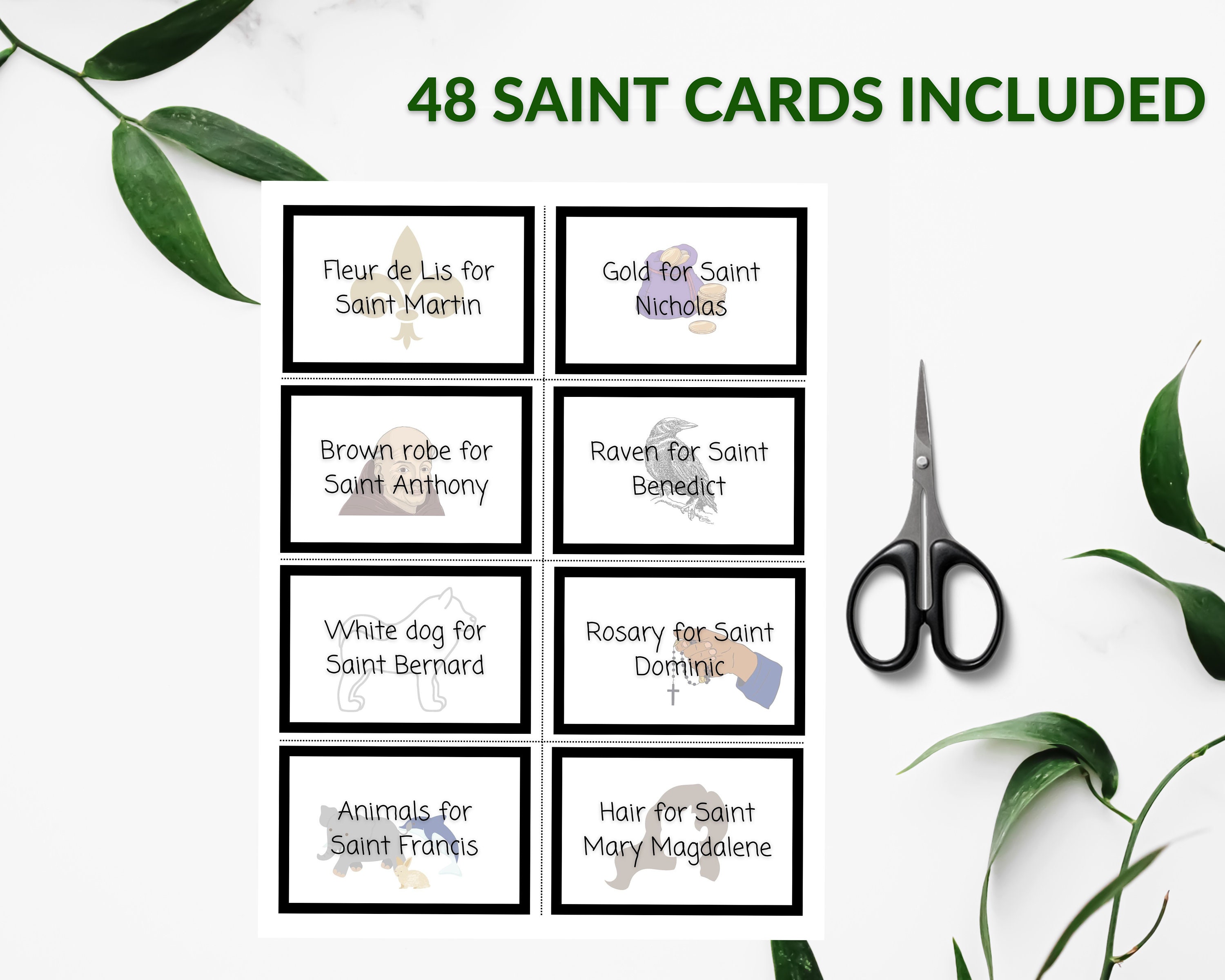 All Saints Day Game, Scavenger Hunt, Litany of Saints Catholic Learning ...