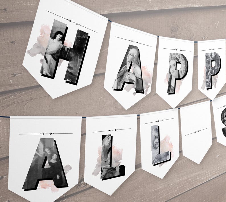 Catholic Halloween Decor Decorations, All Hallows Eve, Day Printable ...