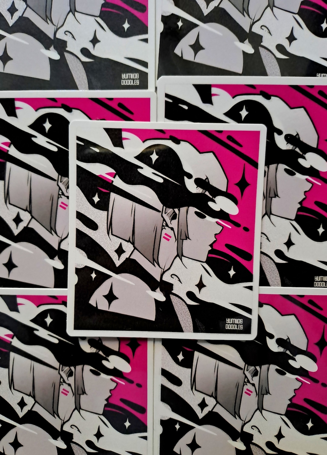 Cyberpunk Edgerunners Anime Lucy Square Vinyl Sticker - Etsy