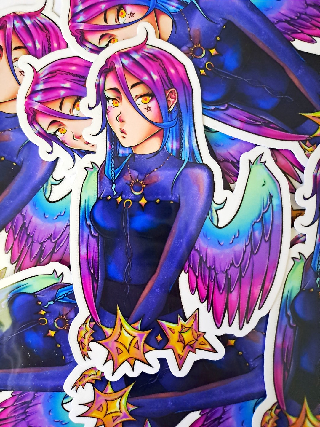 KATIS CORNER OC Xaya Anime Girl Vinyl Sticker - Etsy